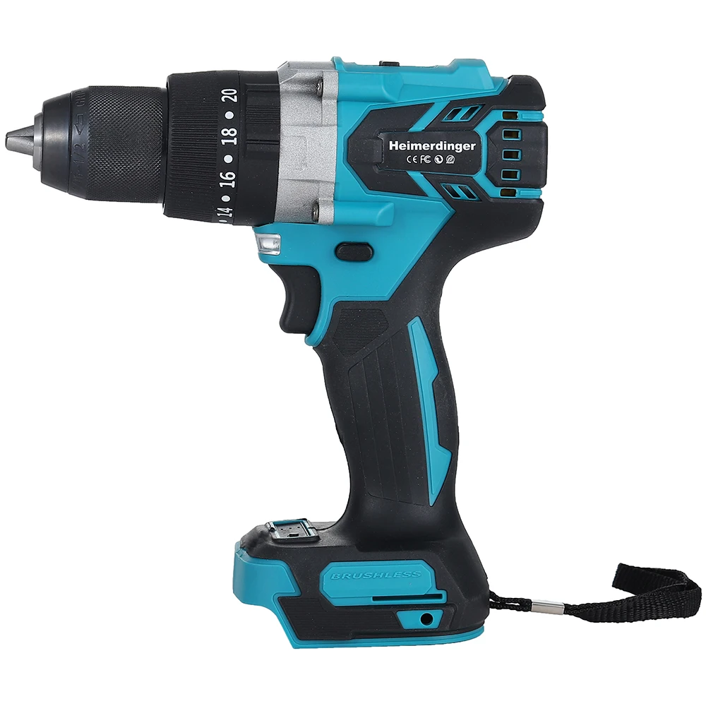 Heimerdinger-Brushless-Cordless-Drill-1300-In-lb-150N-m-Torque-Electric ...