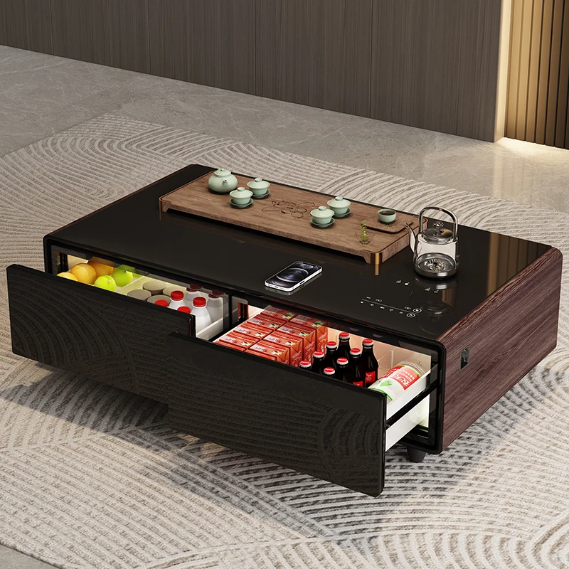 Wine-Cellar-Fridge-Table-Modern-Kitchen-Design-Hot-Water-Dispenser ...