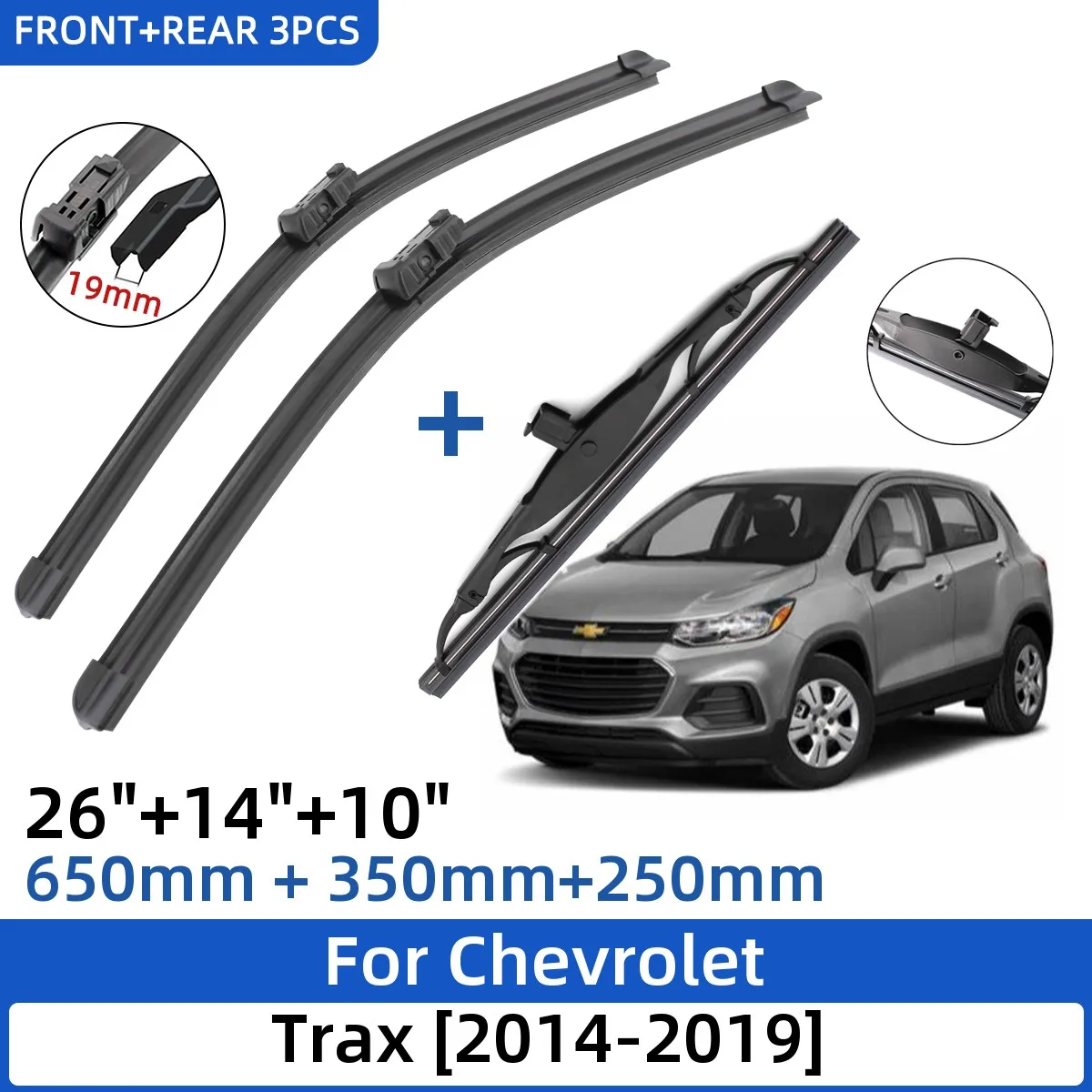 For-Chevrolet-Trax-Holden-Barina-Opel-Mokka-2014-2019-26-14-10-Front ...
