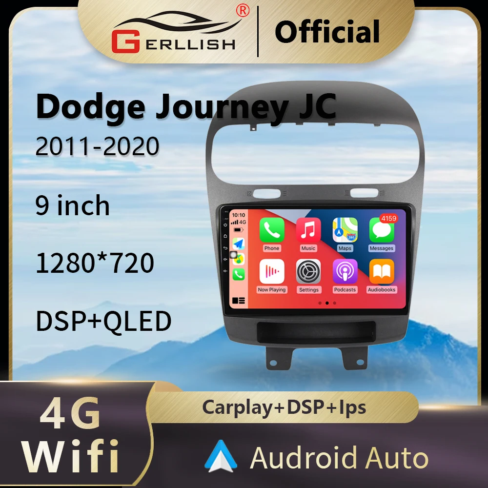 Gerllish Android Car Dvd Player For Dodge Journey Jc Jcuv /fiat Freemot ...