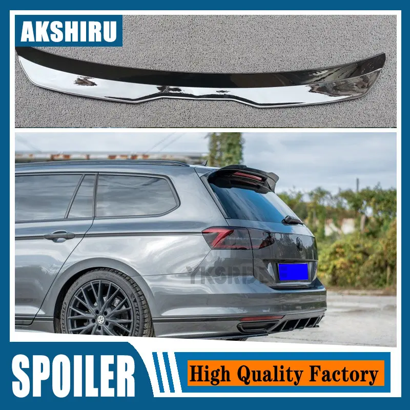 REAR WING For Volkswagen VW Passat B8 Estate 2015 + Gloss Roof Spoiler ...