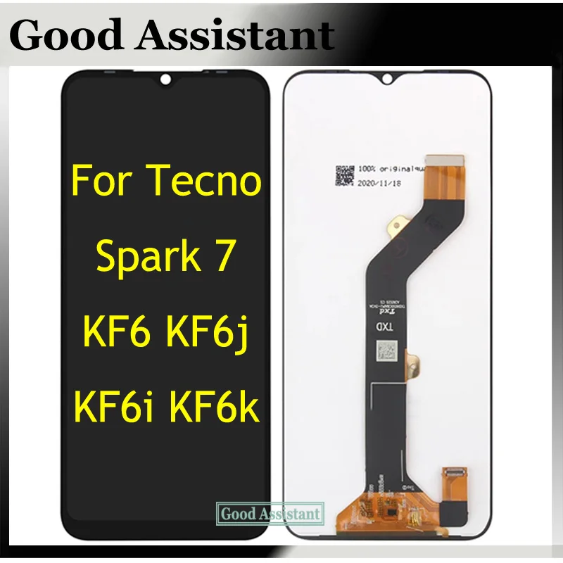 Black-6-5-inch-For-Tecno-Spark-7-KF6-KF6j-KF6i-KF6k-PR651h-PR651-LCD ...