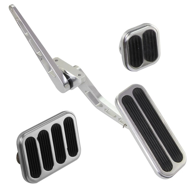 Billet-Aluminum-Gas-Throttle-Pedal-Kit-For-Hot-Street-Rod-Chevy-Ford ...