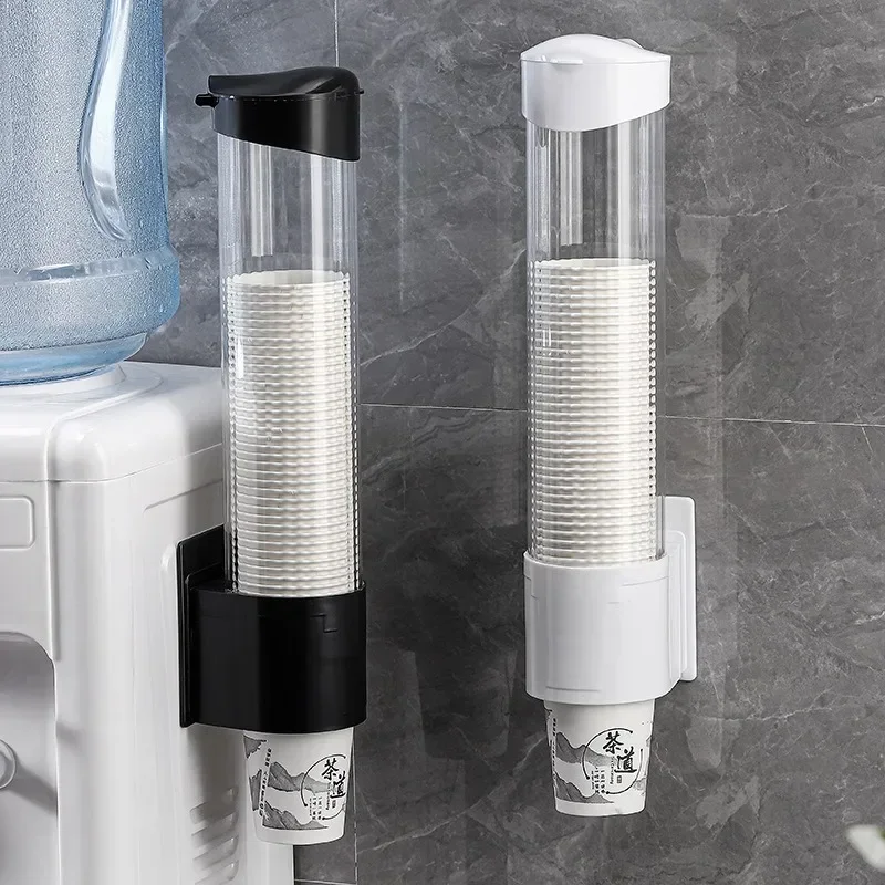 Disposable-Paper-Cups-Dispenser-Wall-mounted-Plastic-Water-Dispenser ...