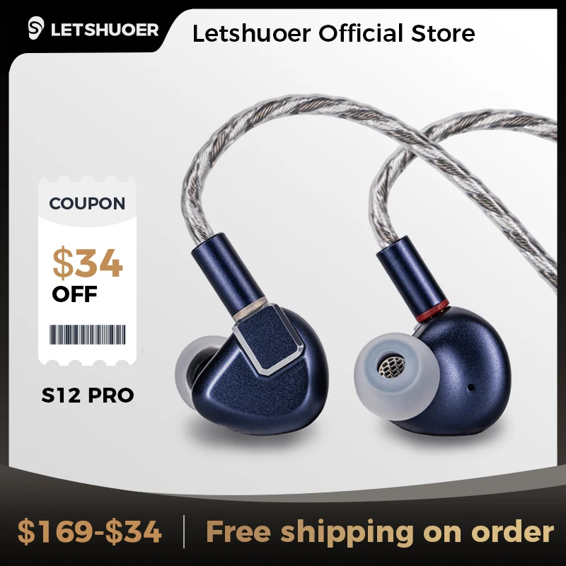 Letshuoer S12 PRO | LETSHUOER S12 Hifi Earphones Wired In-ear ...