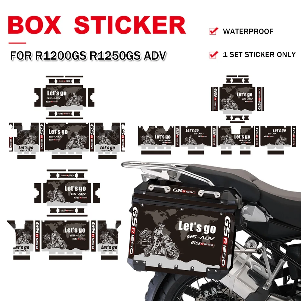 For-BMW-R1200GS-R1250GS-Adventure-Motorcycle-Box-Stickers-Aluminum-Top ...