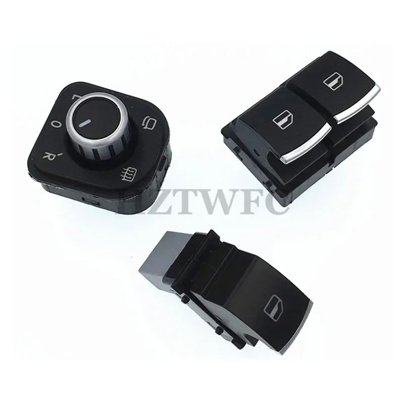 Chrome-Window-Switch-Mirror-Button-5K3959857-5ND959565A-5ND959855-for ...