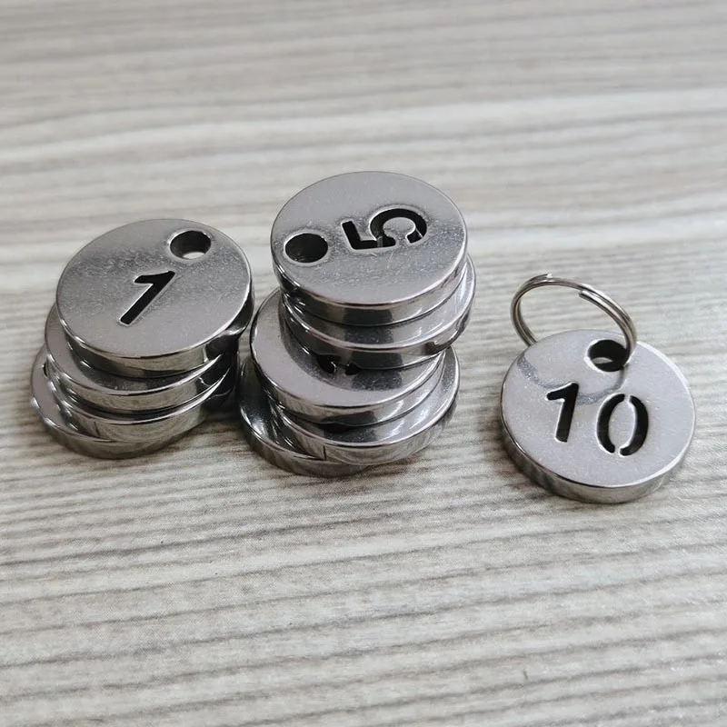 Stainless Steel Number Plate Digital Label Mark Sign Classification ...