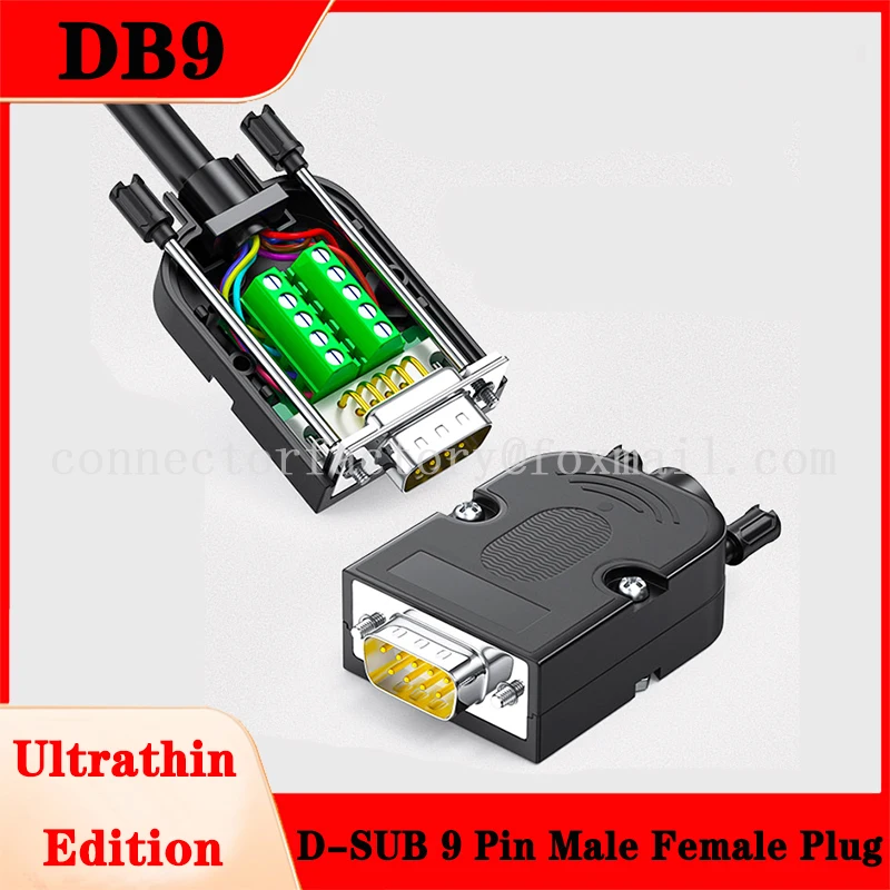 1Pcs-5Pcs-10Pcs-DB9-Connector-D-SUB-9-Pin-Male-Female-Plug-RS232-RS485 ...