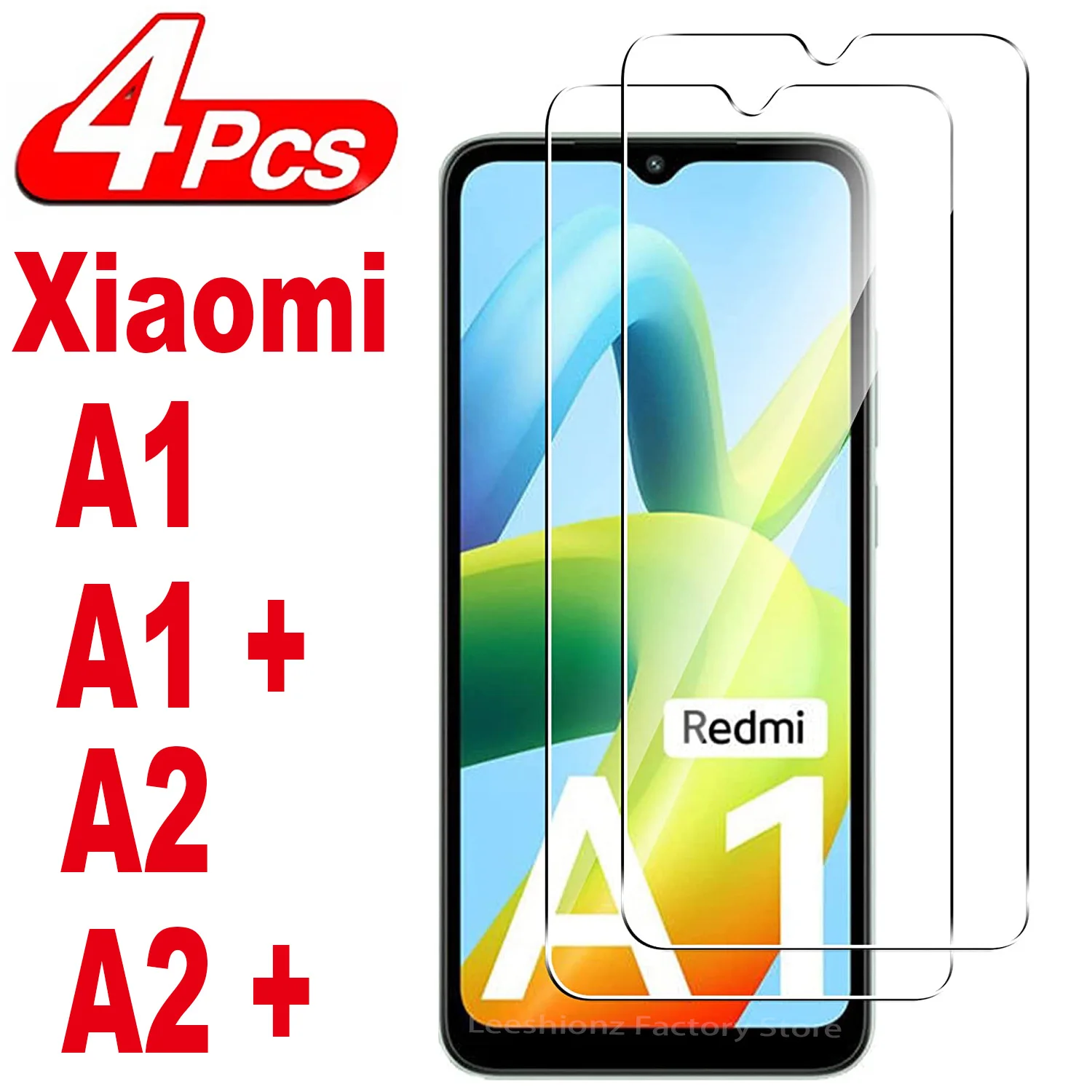 Protector-de-pantalla-de-vidrio-templado-para-Xiaomi-Redmi-A1-A2-A1-A2 ...