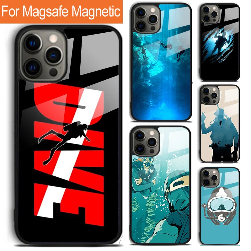 Scuba-Diver-Diving-Phone-Case-For-iPhone-15-14-13-12-11-Pro-Max-Plus ...