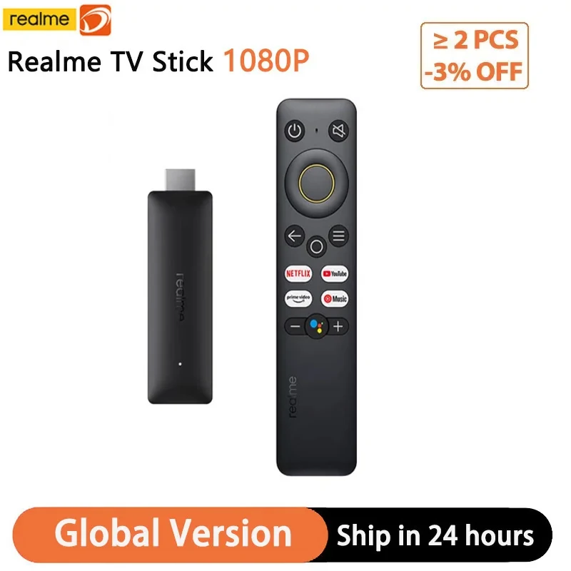 Realme-Smart-TV-Stick-com-Assistente-do-Google-Vers-o-Global-ARM ...