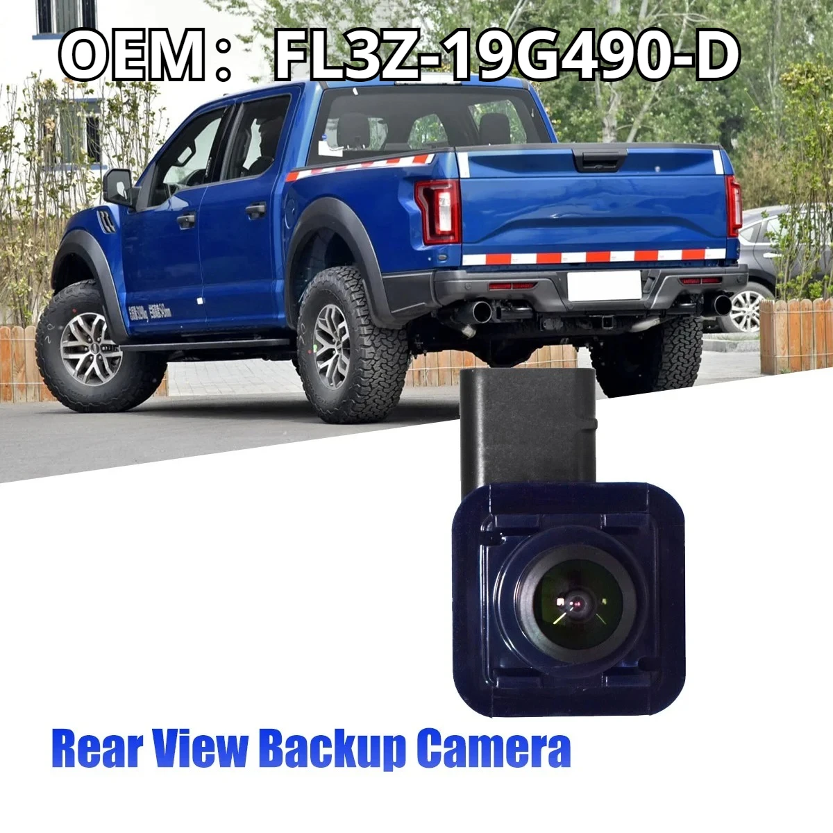 FL3Z-19G490-D New Rear View Reverse Camera Backup Camera for Ford F150 ...