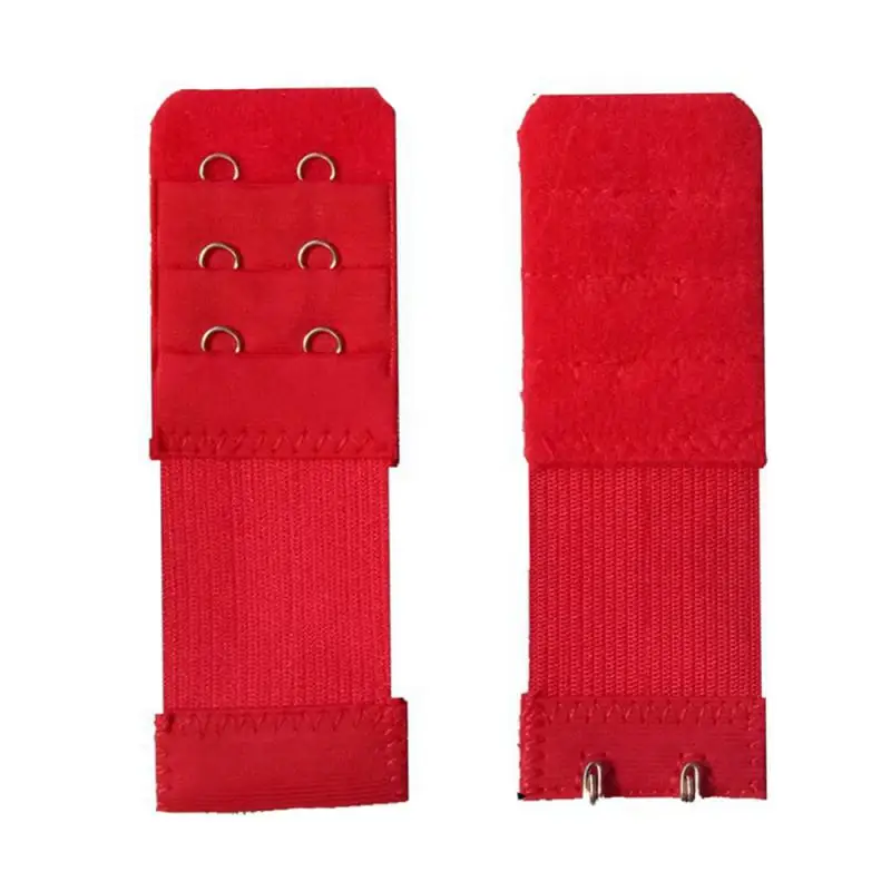 Ladies Bra Extenders Strap 2 Belt Buckle Nylon Elastic Bra Adjustable ...