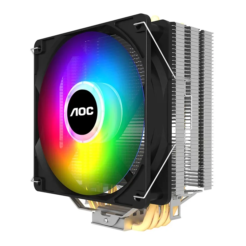 Aoc-Ice-Dragon-400-Desktop-Computer-Cpu-Cooler-4-Heat-Pipes-Colorful ...