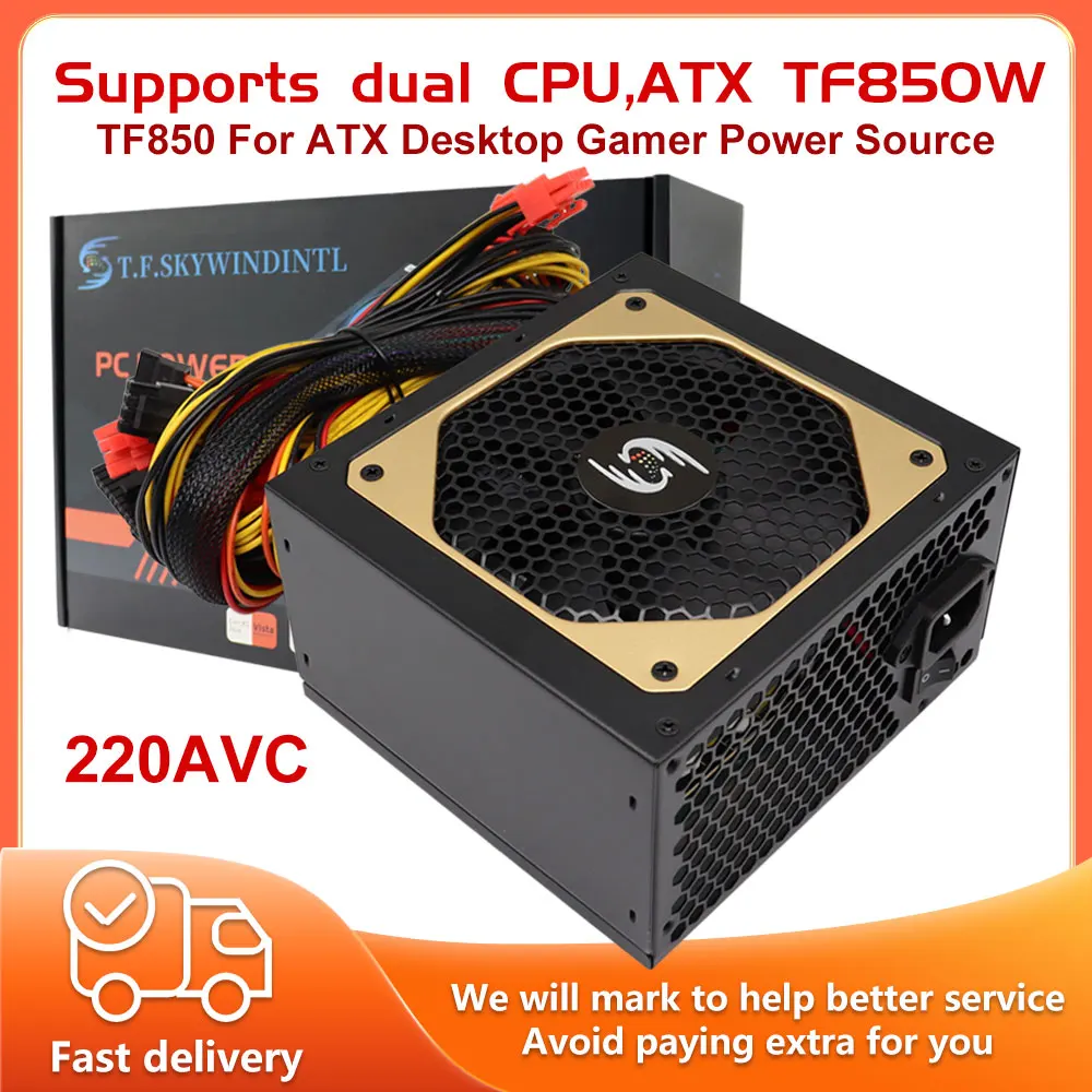 T.f.skywindintl Power Supply For Pc 850 Watt 24pin 12v Atx Fonte Max ...