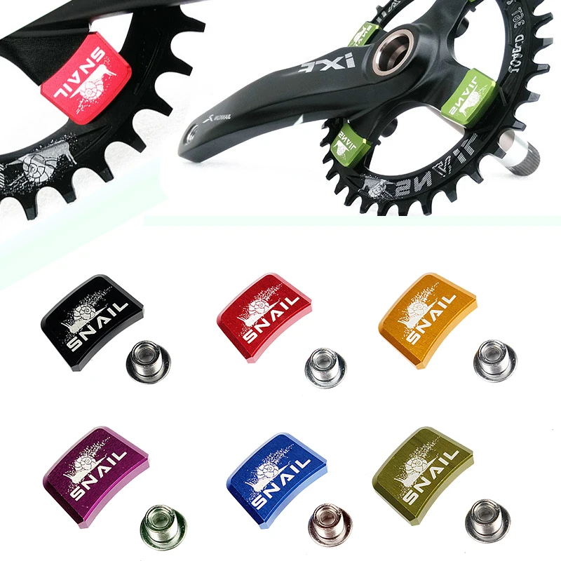 4pcs SNAIL Bike Bicycle Chainring Tab Shims Spacer Chain Wheel Crank ...