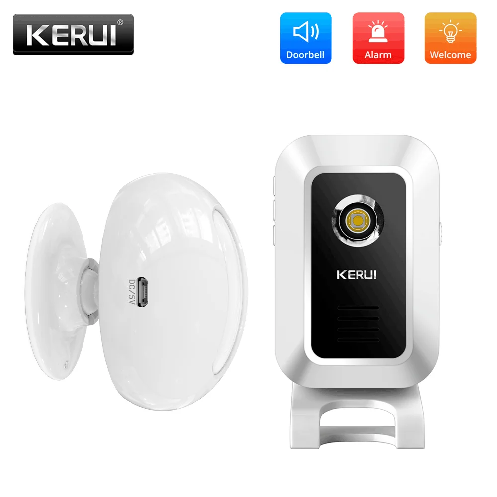 KERUI M7 Two-In-One Wireless Anti-theft Doorbell Welcome Device Motion ...