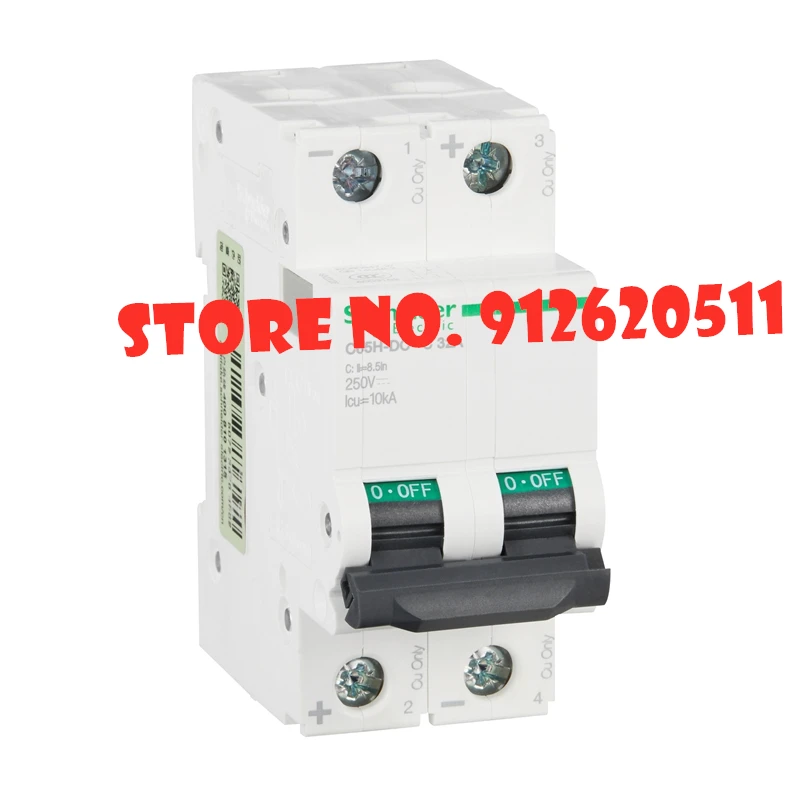 Acti9 IC65N 2P Miniature Circuit Breaker C Curve MCB 1A 2A, 58% OFF