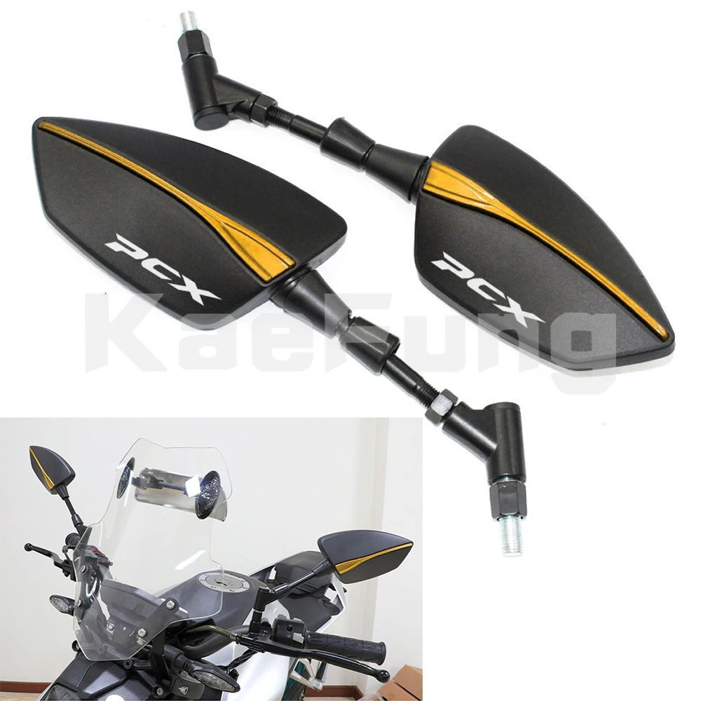 PCX-CNC-Motorcycle-Rear-View-Rearview-Side-Mirrors-For-HONDA-PCX125-PCX ...