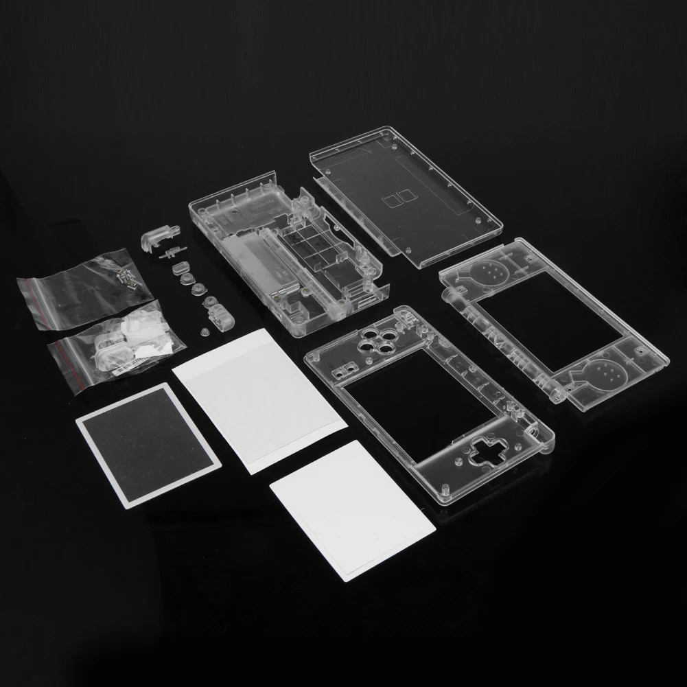 Shell Screen Lens Crystal Clear Full Housing Case Cover for DS Lite ...