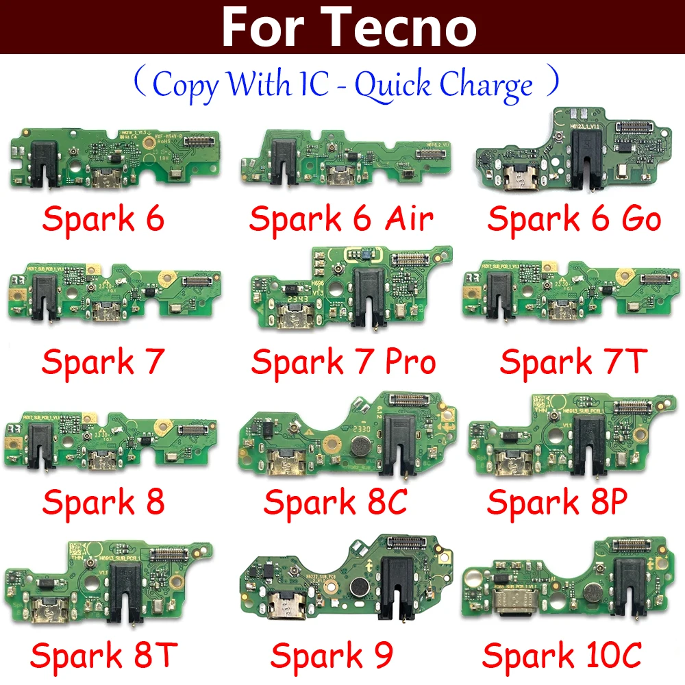 New-USB-Charge-Port-Dock-Connector-Charging-Board-Flex-Cable-For-Tecno ...