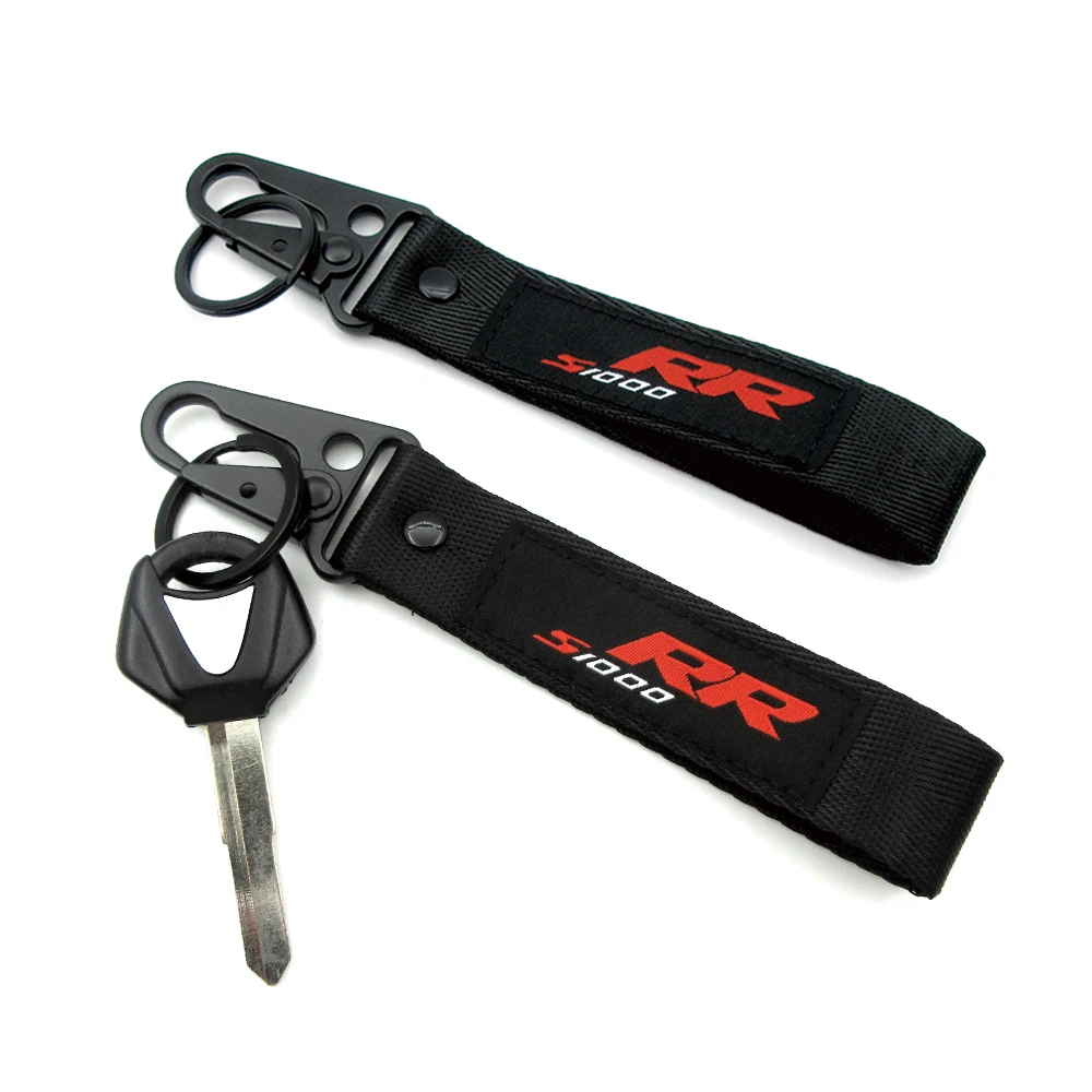 Motorcycle-Double-Sided-Embroidery-Keychain-Key-Ring-Collectible ...