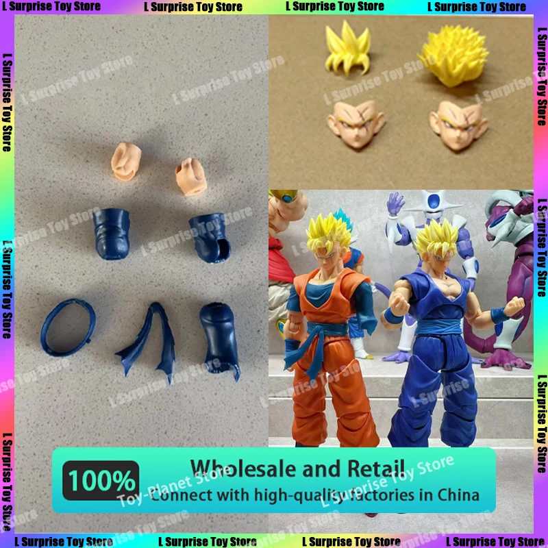 Dragon-Ball-S-H-Figuarts-SHF-Super-Saiya-SSJ-Gohan-Goku-Heads ...