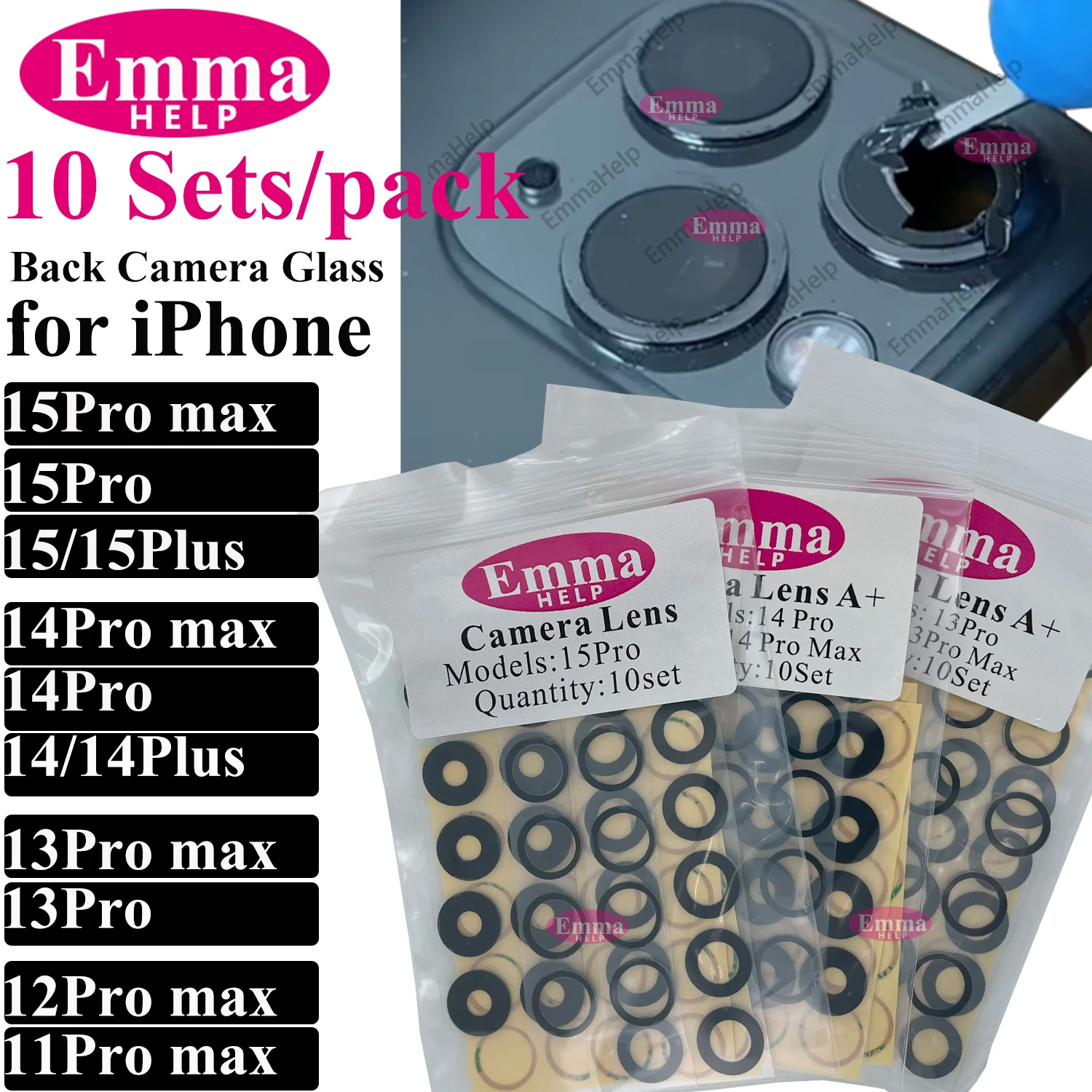 EmmaHelp-10set-pack-Back-Camera-Glass-for-iPhone-11-13-15-Pro-Max-13MINI-XS-14plus.jpg