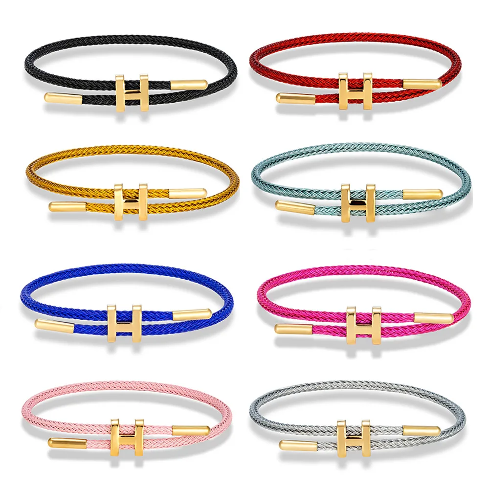 I-buckle-Fine-Steel-Wire-Rope-Bracelet-Can-Be-Worn-with-3D-HarD-GolD ...