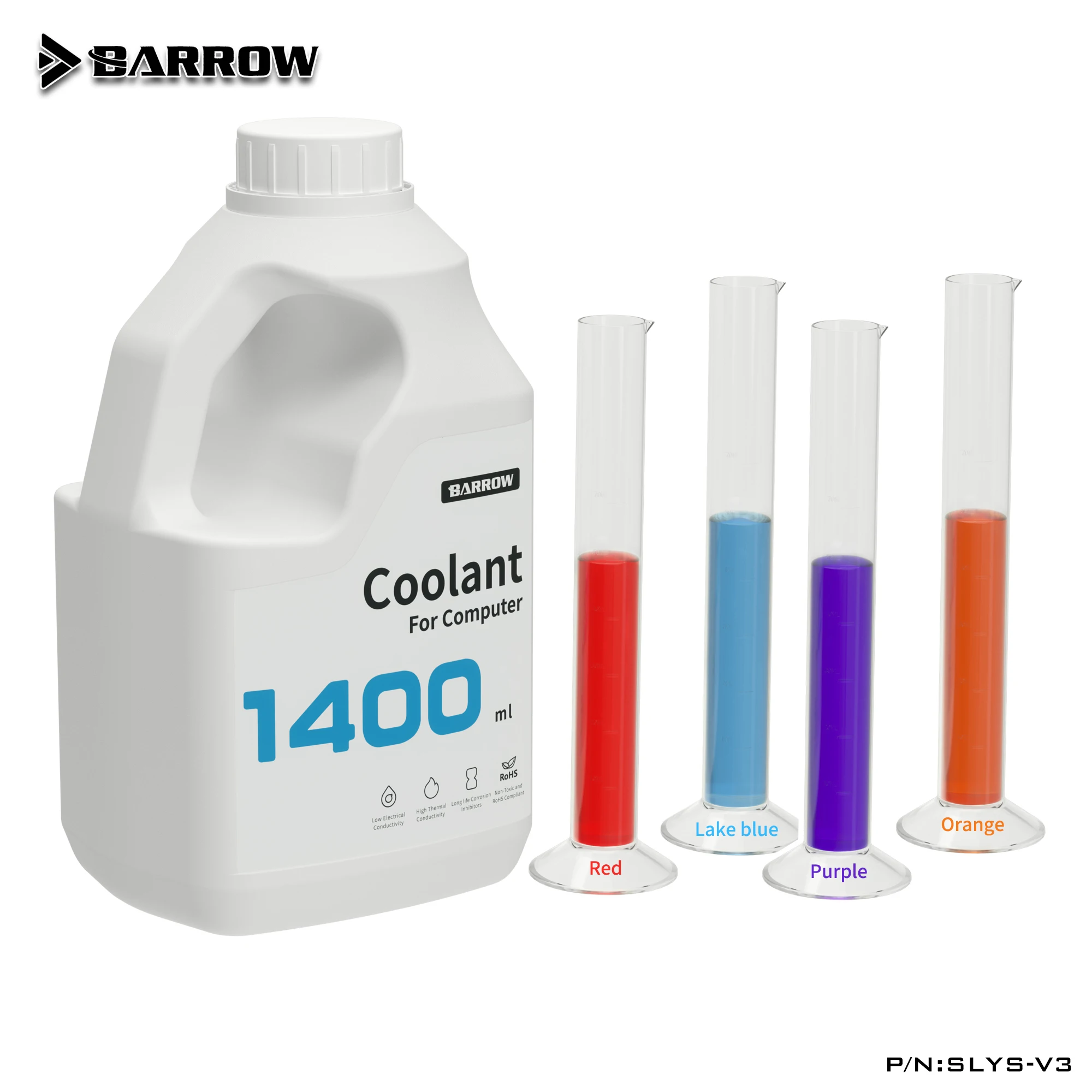 Barrow Water Cooling Liquid, For Pc System Special Water Coolant 1400ml ...