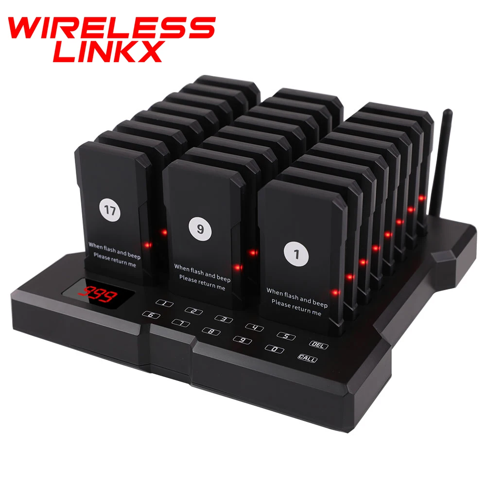 Wirelesslinkx-Wireless-Restaurant-Pager-System-24-Buzzer-for-Restaurant ...