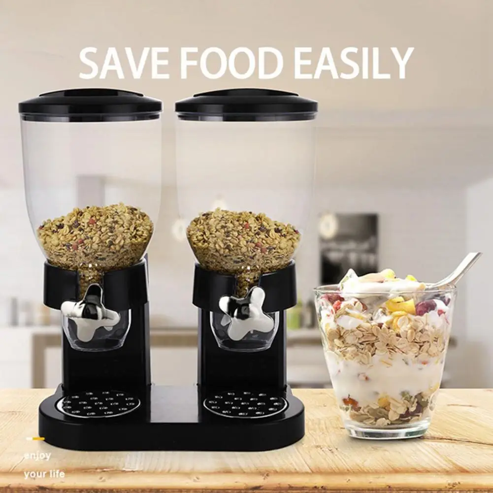 Food-Storage-Machine-Sealed-Food-Jar-Dispenser-Cereals-Jar-Grains ...