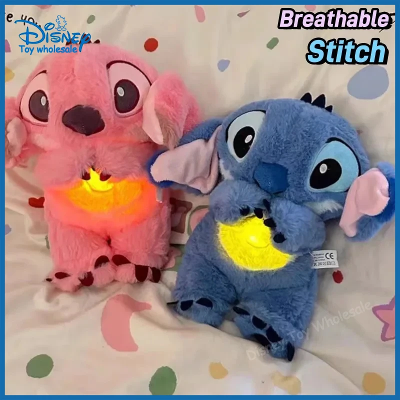 Stich-Pl-sch-Puppe-Atem-Kind-Peluche-Lilo-Stich-beruhigt-Spielzeug-Baby ...