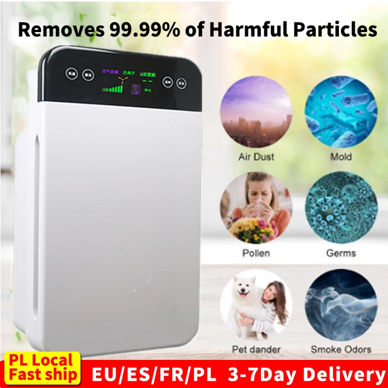 Air Purifier For Home Large Hepa Activated Carbon Cold Catalyst ...