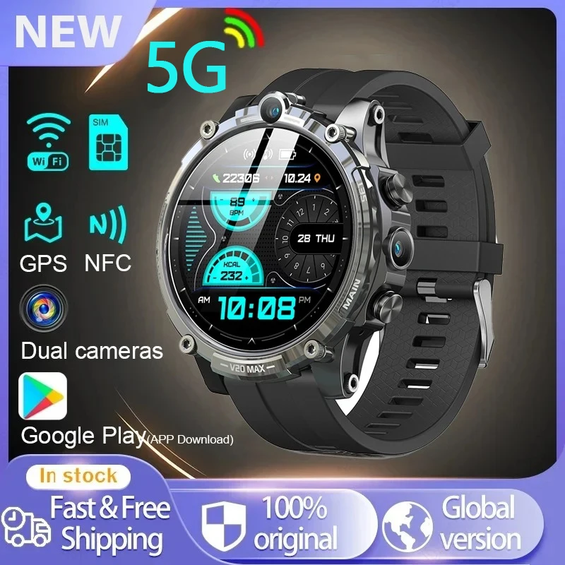 Original-5G-Smartwatch-SIM-Call-HD-Dual-Camera-1-6inch-GPS-Navigation ...