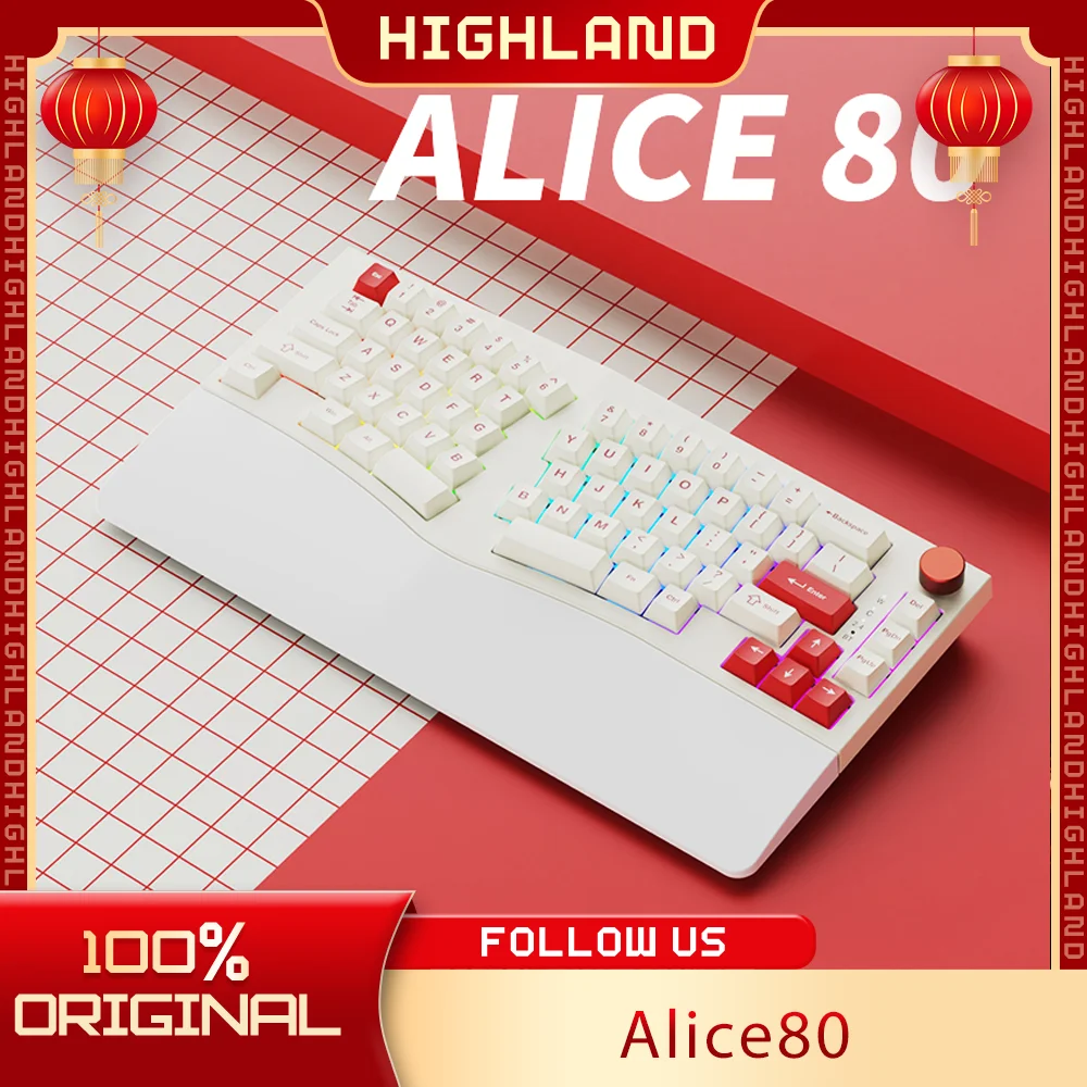 Feker Alice80 Keyboard Wired/Wireless Hot-Swap Custom Gaming Mechanical ...