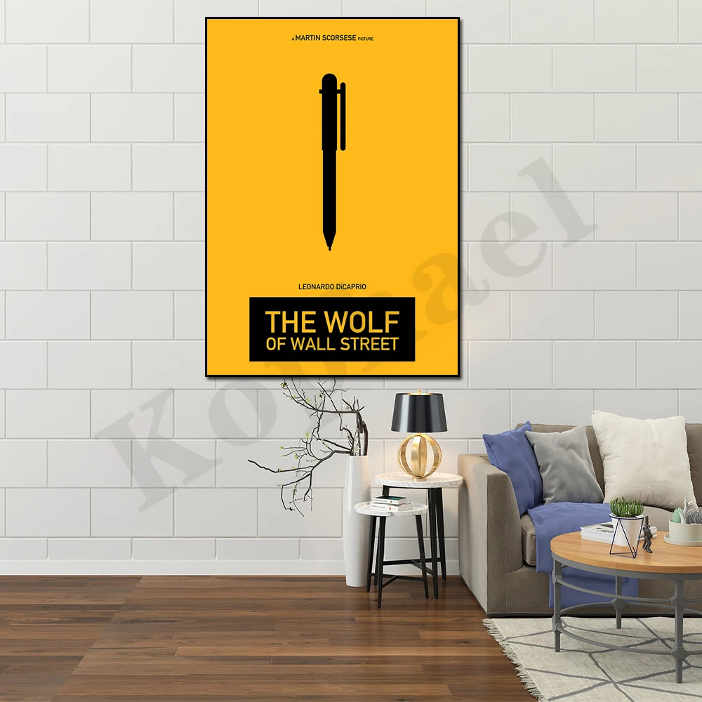 Wolf Of Wall Street Minimal Poster