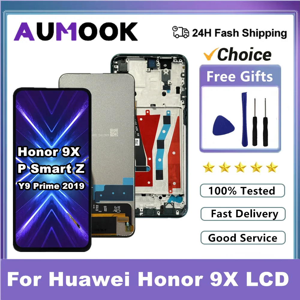 6.59'' LCD For Huawei Y9 Prime 2019 Honor 9X Premium P Smart Z LCD ...