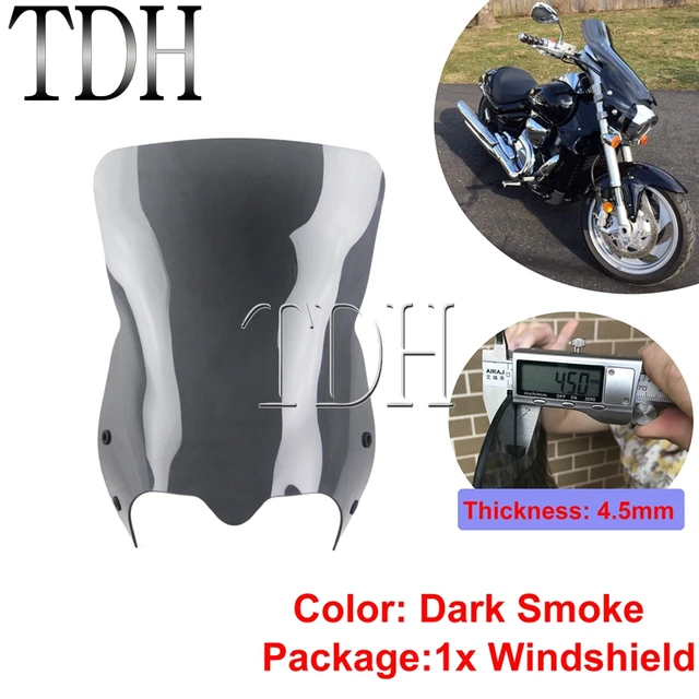 10" Touring Sport Windshield Cruiser Windscreen For Suzuki Boulevard ...