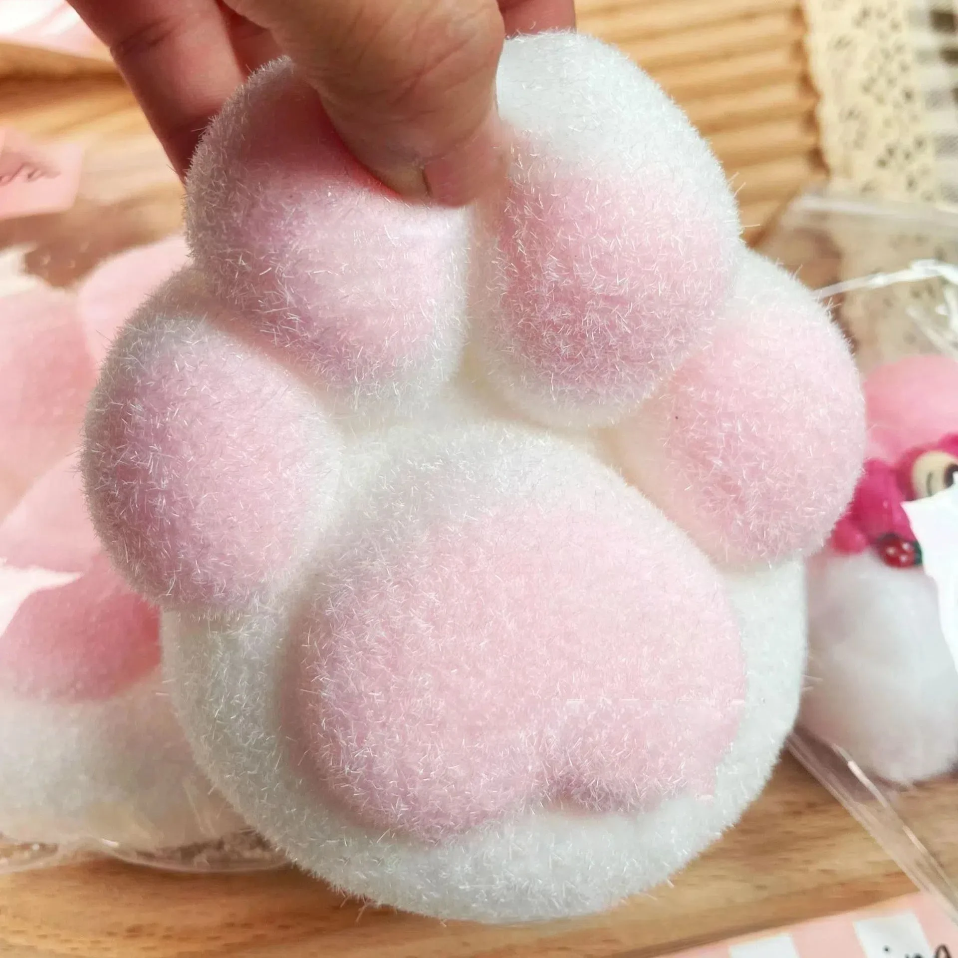 Large Bear Paw Squishy Fidget Toy Slow Rebound Stress Relief Cute Bear ...