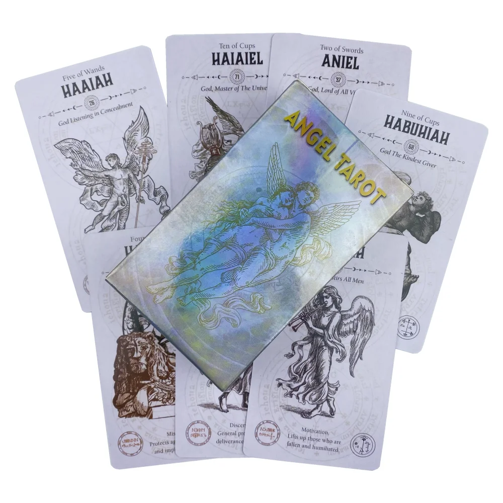 Romantic-Love-Angel-Tarot-Cards-Divination-Deck-English-Versions ...