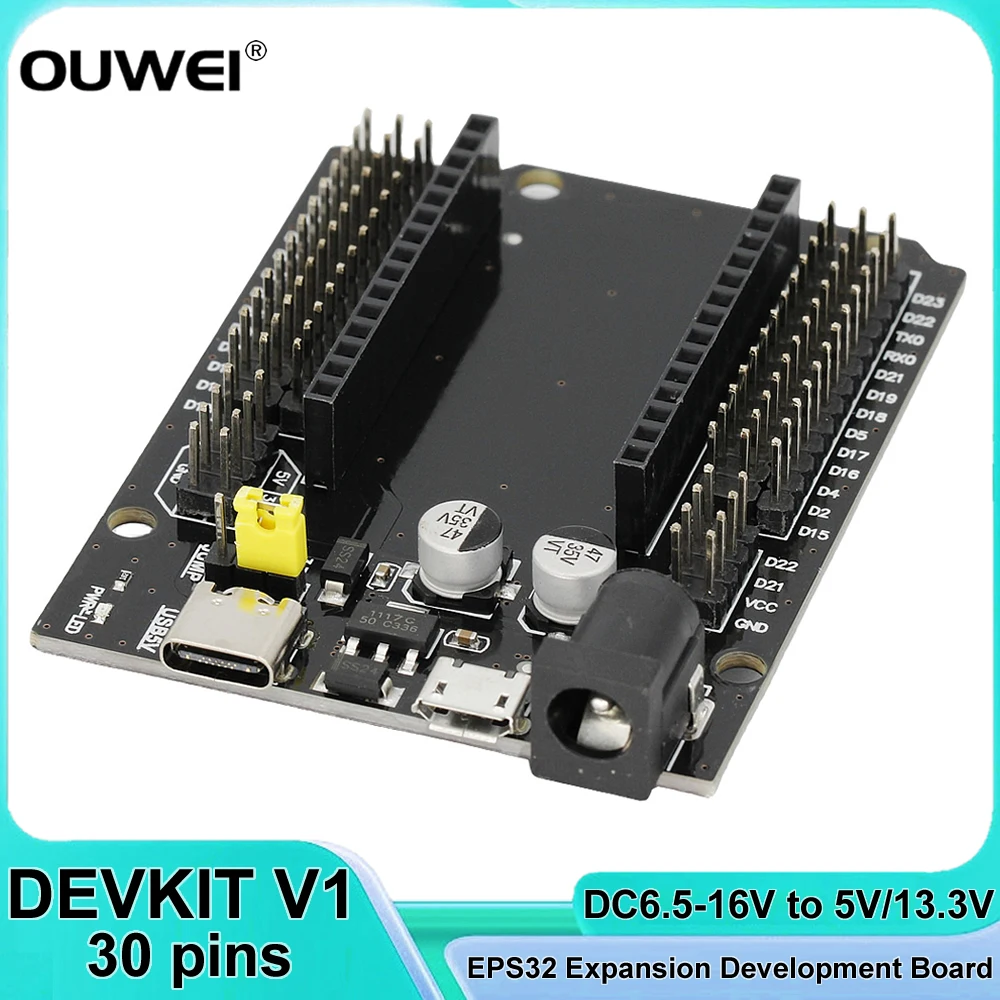 Esp32 Wroom 32 Expansion Development Board 30p Devkit V1 Power Board Module Esp32s Shield