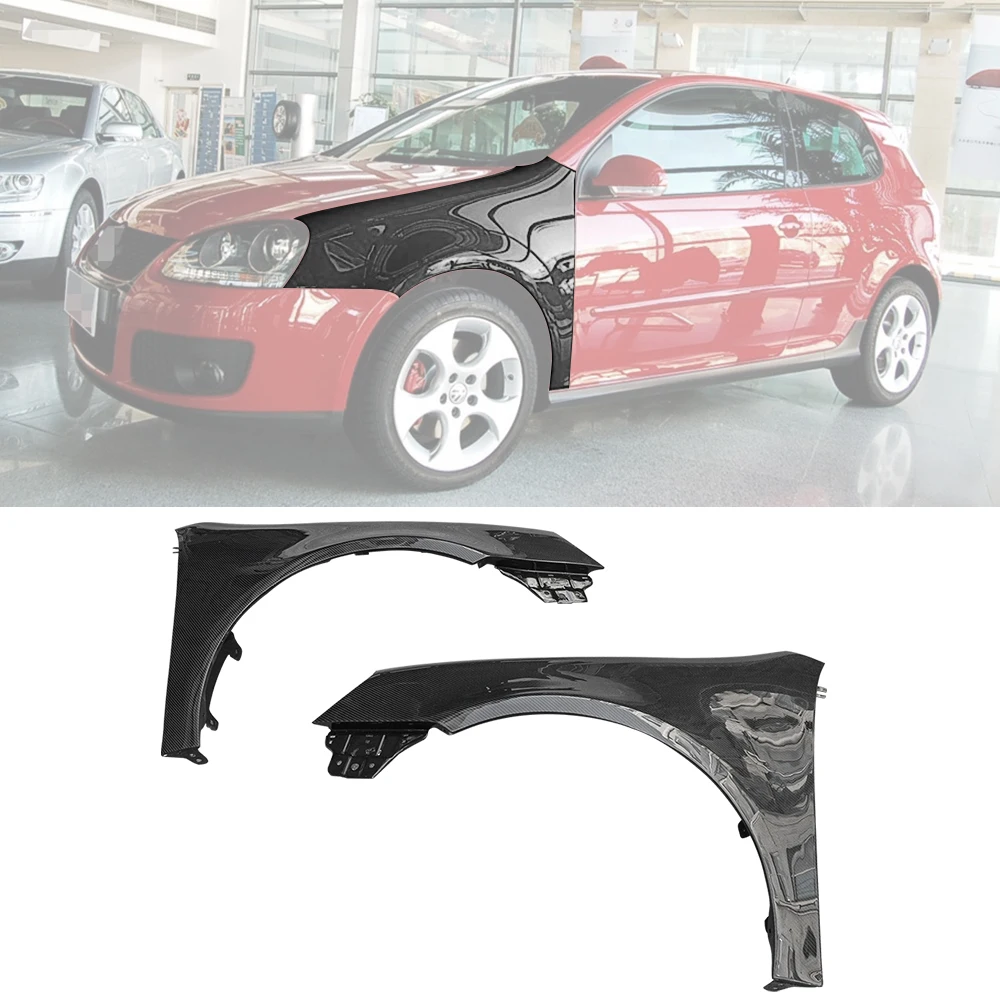 Carbon Fiber Wide Fender Flares Panel Driver Side For VW MK5 GTI Golf 5 ...