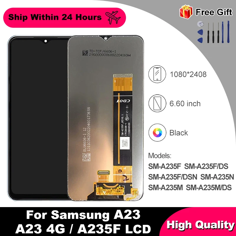6.6'' IPS For Samsung Galaxy A23 A235F A235F/DS SM-A235M LCD Display ...