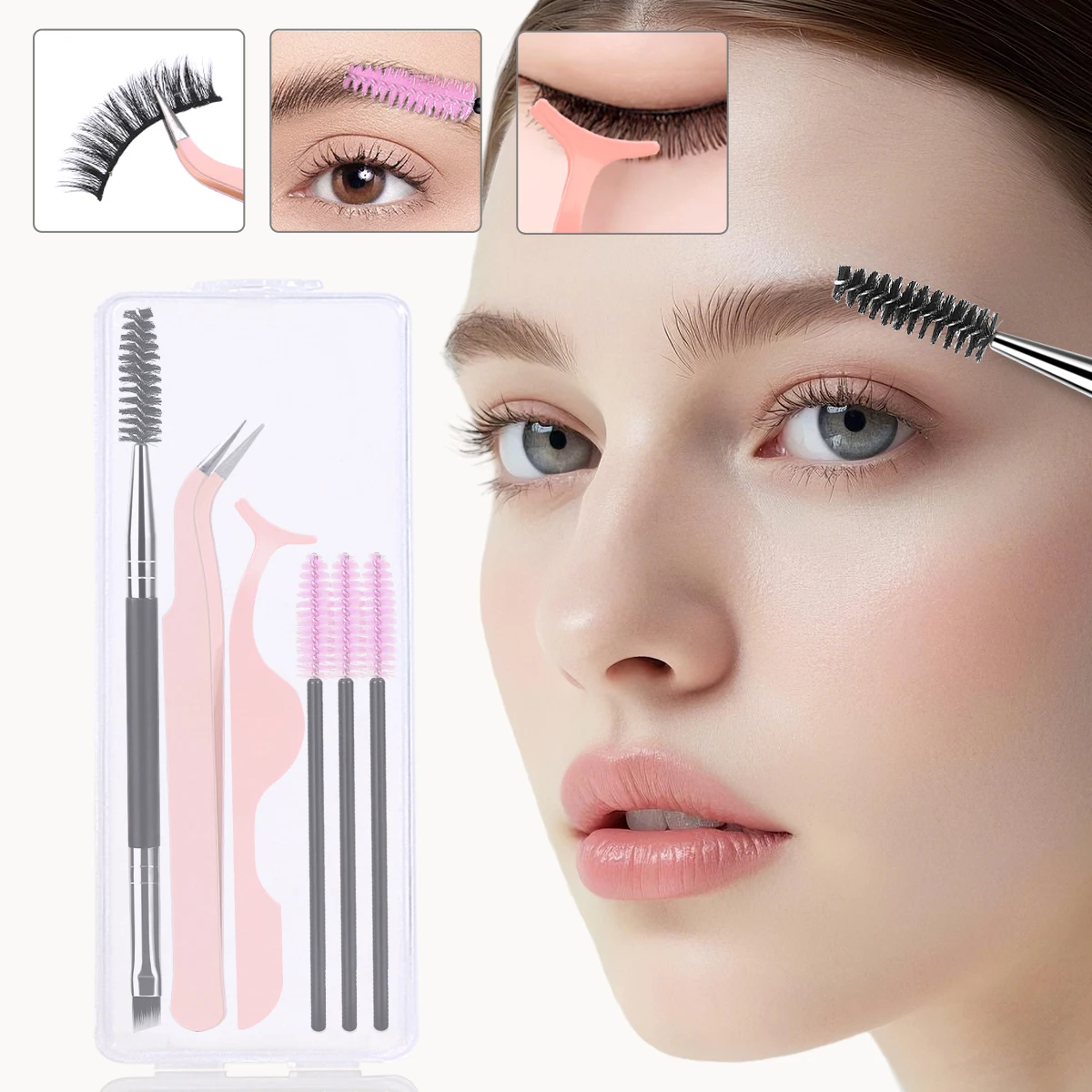 6PCS- tweezers tool set comes with a storage box for lengthening and ...
