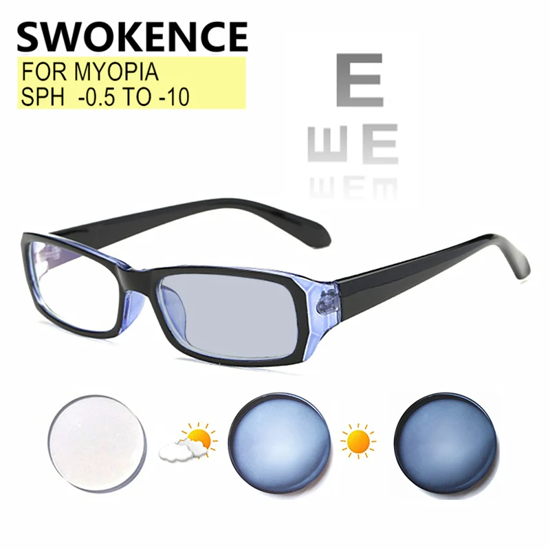Myopia-Glasses-Sphere-0-5-to-10-Men-Women-Photochromic-Or-Blue-Light ...