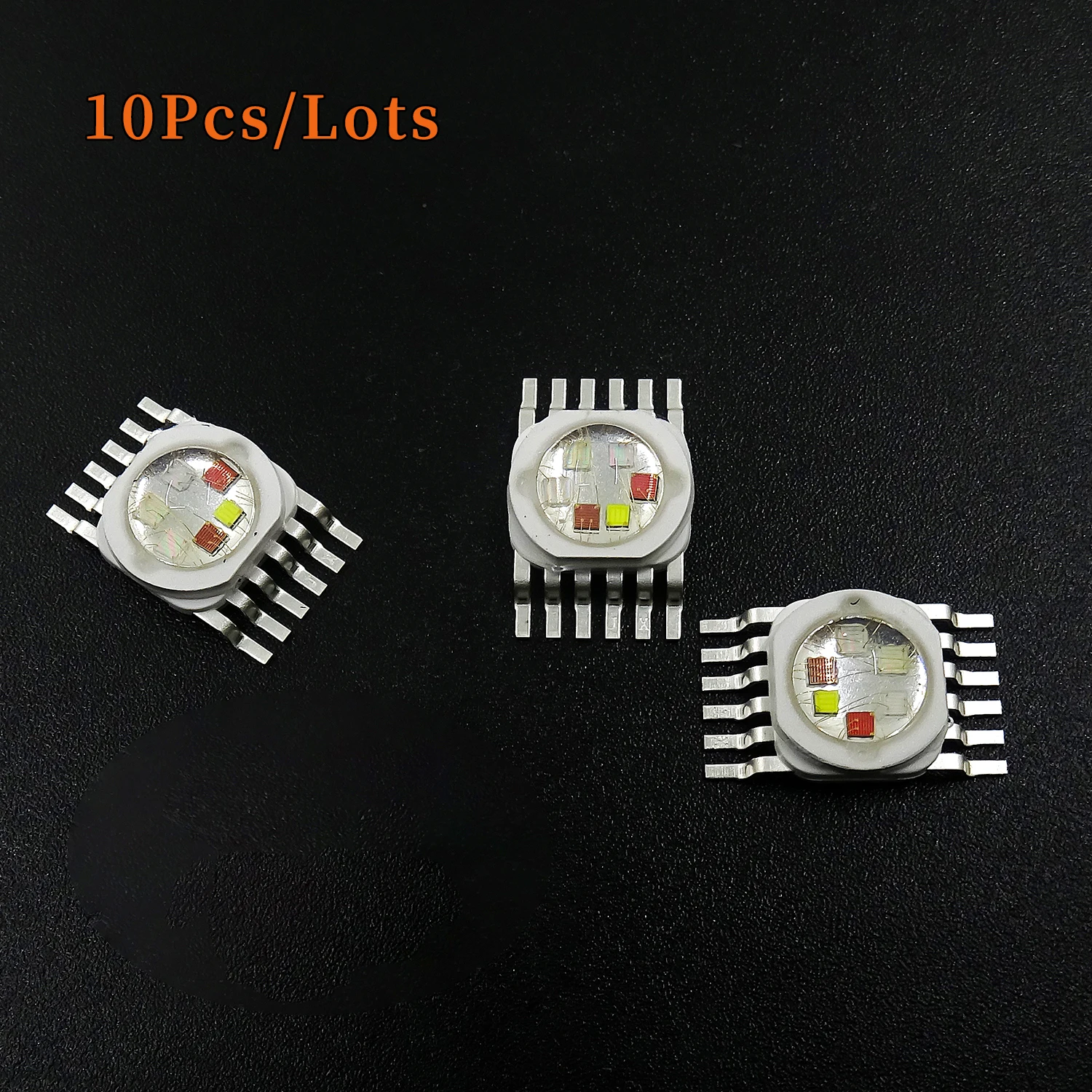 10 pcs/pack 6W 12w 18w RGBWA UV 6 in 1 LED Bead Lamp Source Led Chip ...