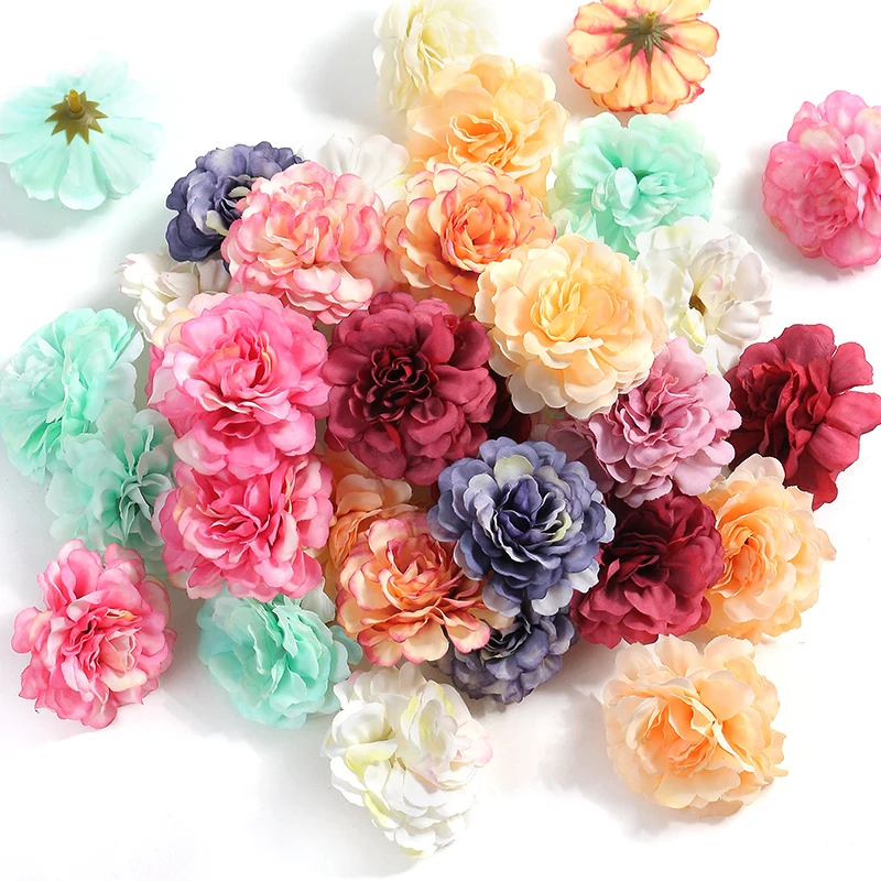 Rose-Artificial-Flowers-Heads-4-5cm-Fake-Flowers-For-Wedding-Party ...