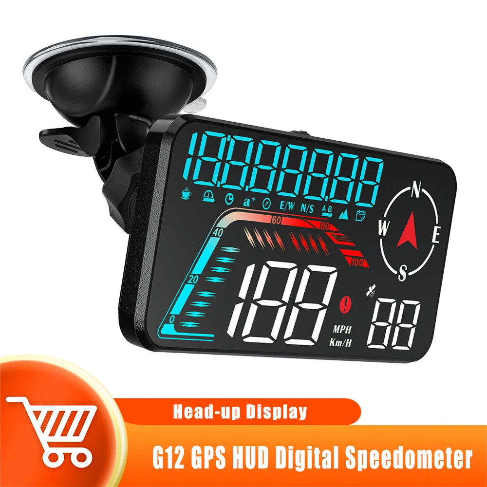 G12-HUD-Car-Head-Up-Display-GPS-Speedometer-Windshield-Projector-Smart ...